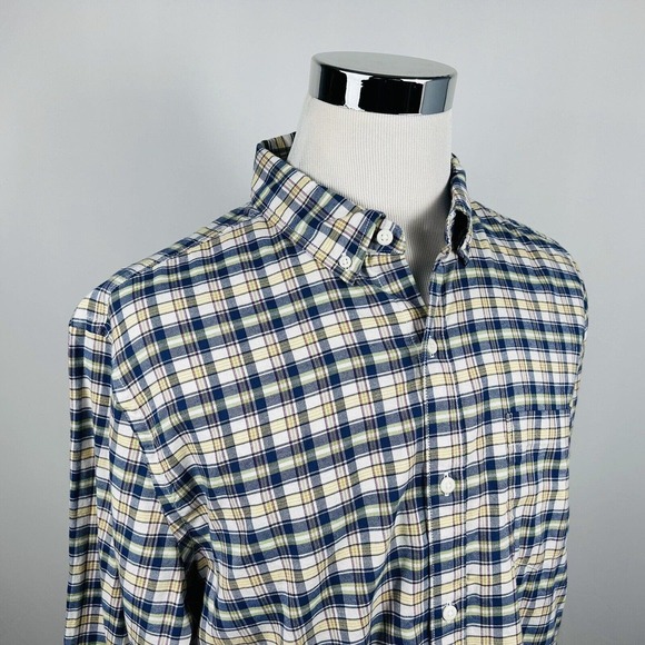 Hawker Rye | Shirts | Hawker Rye Xlt Slim Fit Oxford Shirt Blue Yellow ...